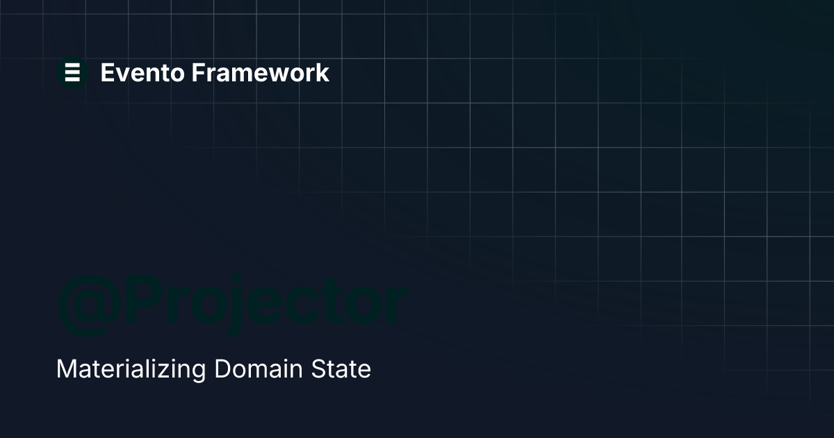 @Projector | Evento Framework